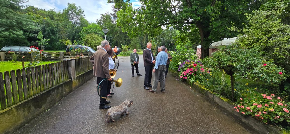 Jägervereinigung Kehl-Achern: 80. Geburtstag Henry Göldlin von Tiefenau